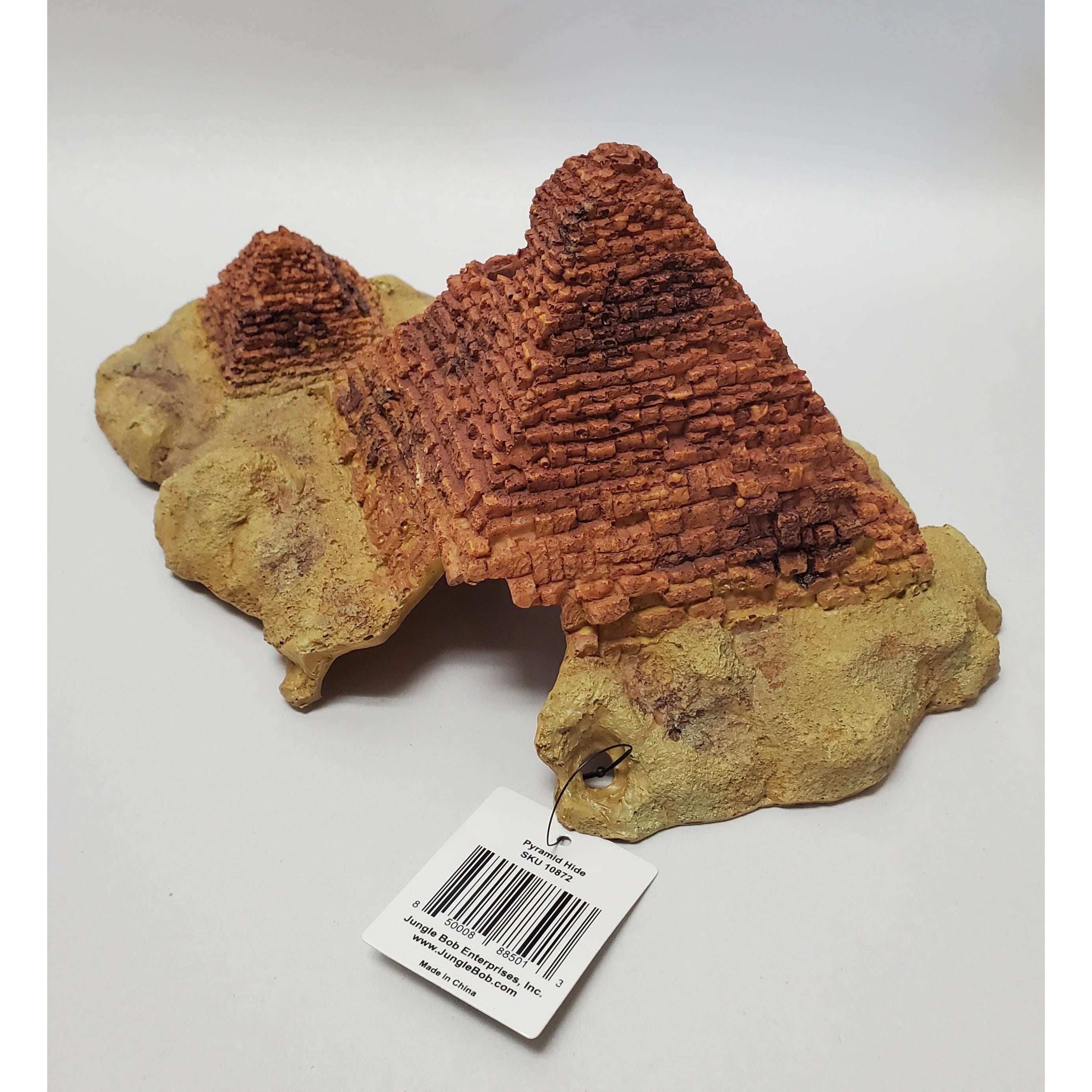 Pyramid Desert Versatile Pet Reptile Cave - - Ideal Terrarium Hiding S ...