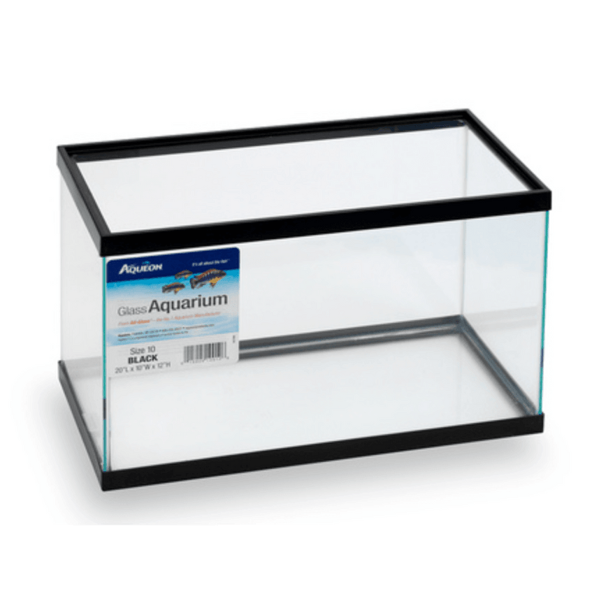 Aqueon 10 Gallon 20x10x12 Tank Black — Jungle Bobs Reptile World