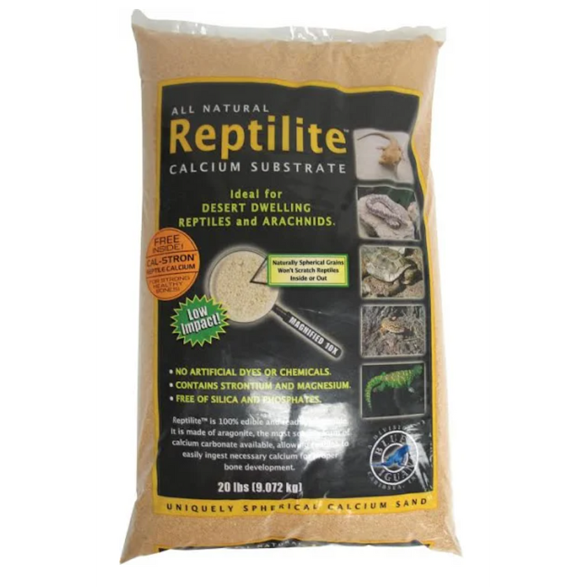 Reptilite Calcium Sand Reptile Substrate 20 lb. — Jungle Bobs Reptile World