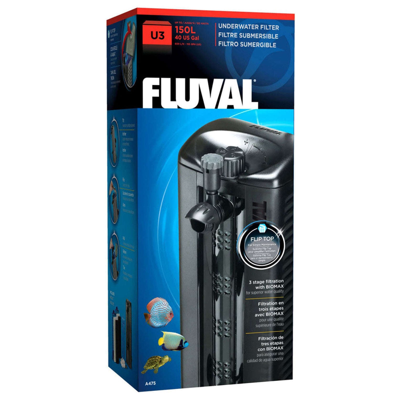Fluval U3 Underwater Filter — Jungle Bobs Reptile World