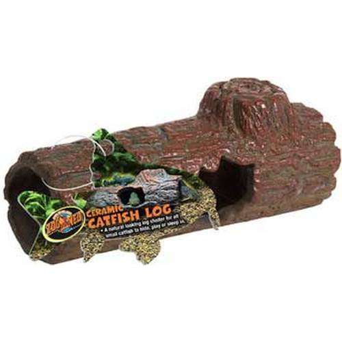 Zoo Med Sink Ceramic Catfish Log — Jungle Bobs Reptile World
